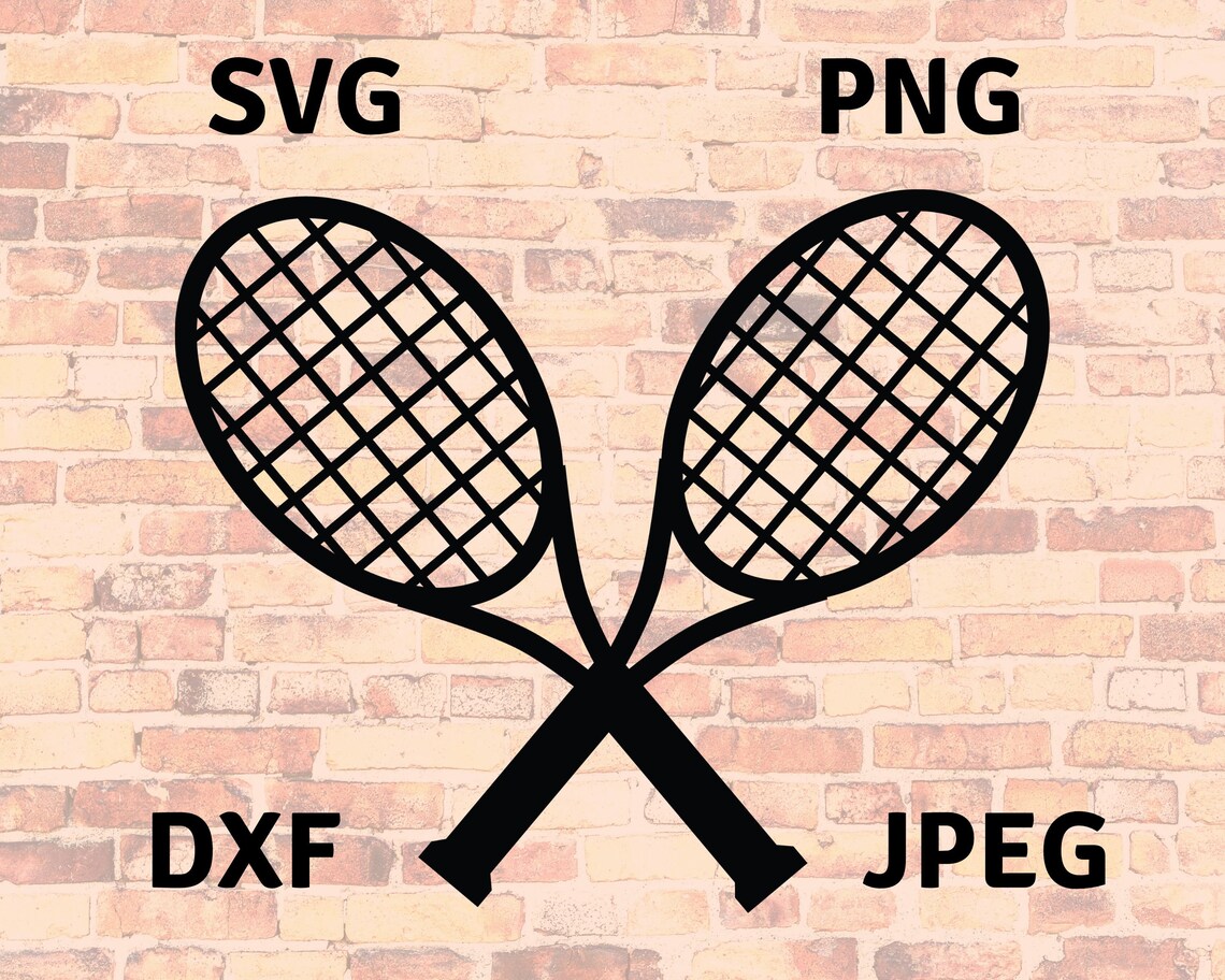 Tennis Rackets SVG Tennis Digital Download Rackets Transparent ...