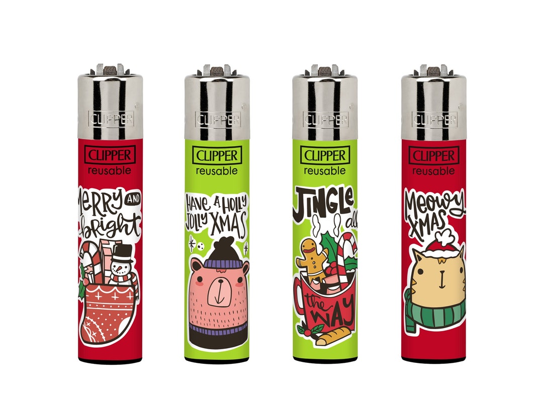 NEW CHRISTMAS CLIPPER Lighters Buy Individual Lighters or Whole Set ...
