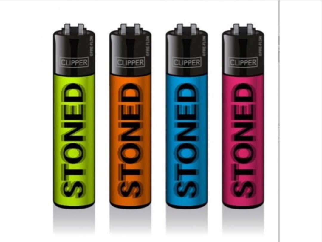 STONED & BLURRY CLIPPER Lighters - Buy Individual or Whole Set - Unique ...