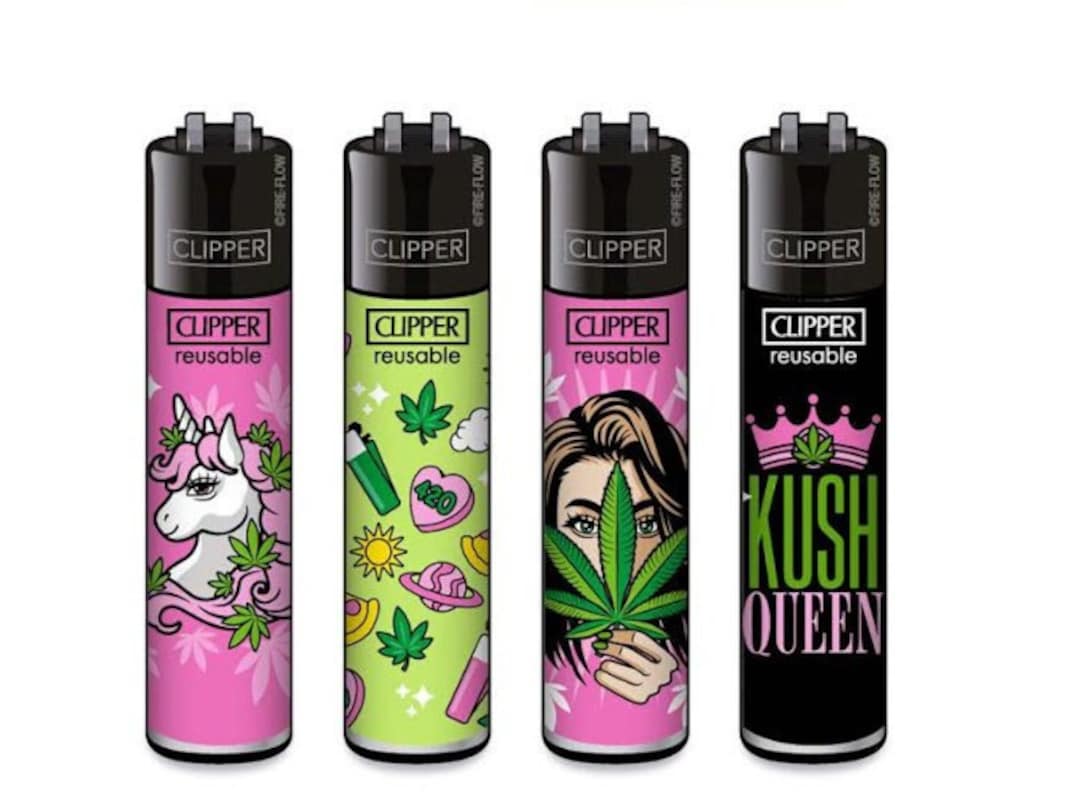 GIRLY KUSHQUEEN CLIPPER Lighters Buy Individual Lighters or Whole Set ...