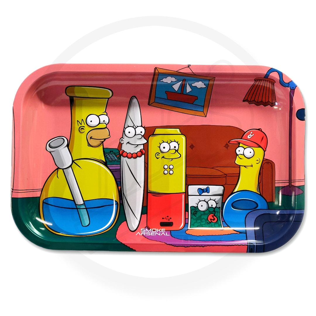 Premium Metal Rolling Tray – Cartoon Design, Medium - Etsy UK