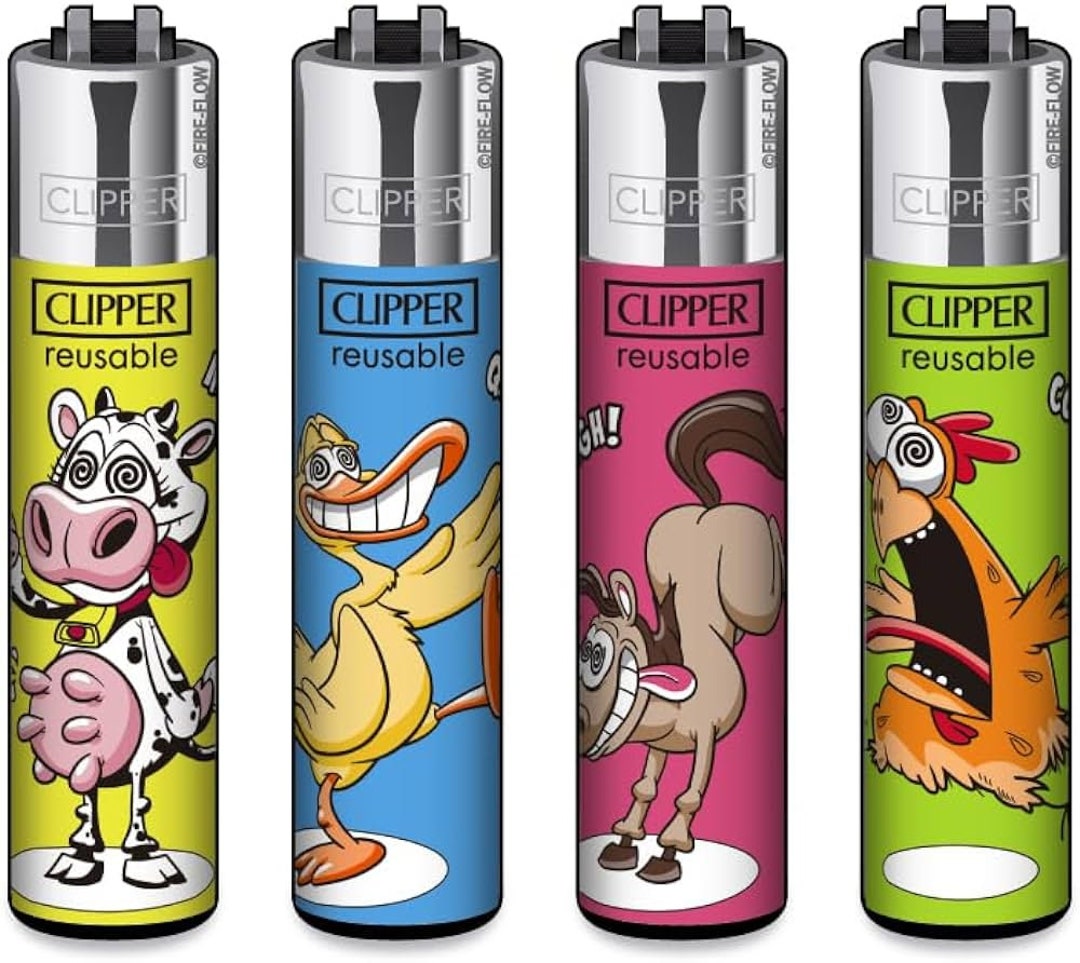 CRAZY FARM ANIMALS Rare Clipper Lighters Unique Funny Cool - Buy ...