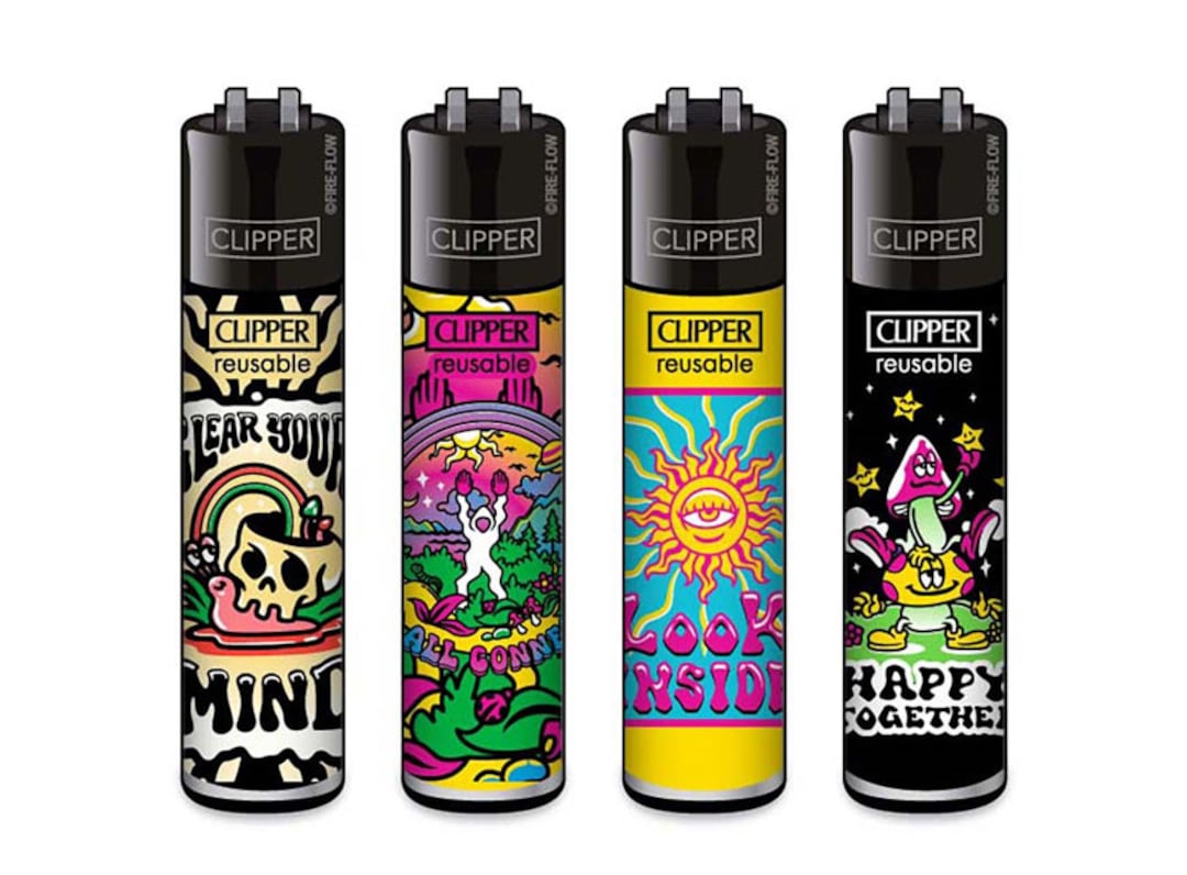 TRIPPY CLIPPER Lighters - Buy Individual Lighters or Whole Set - Unique ...