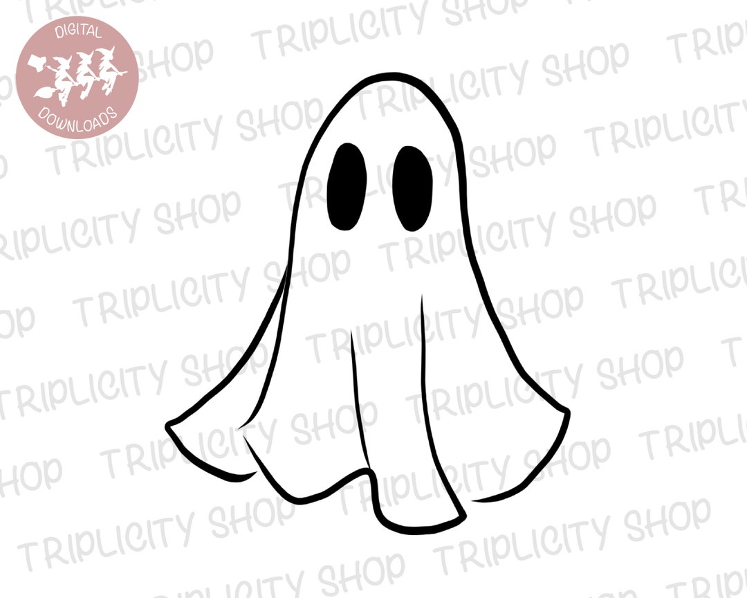 Halloween Ghost Design - SVG, PNG Digital Download - Png Print File ...