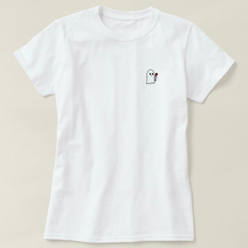 Halloween Ghost With Rose Flower SVG - PNG Digital Download - Png Print ...