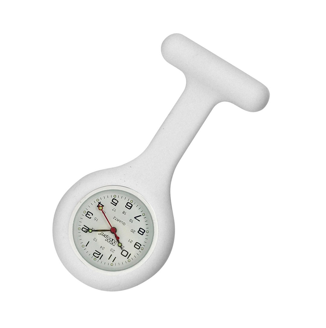 Nurse Watch / Fob Watch / Pin-on Watch - Solid Color - Etsy