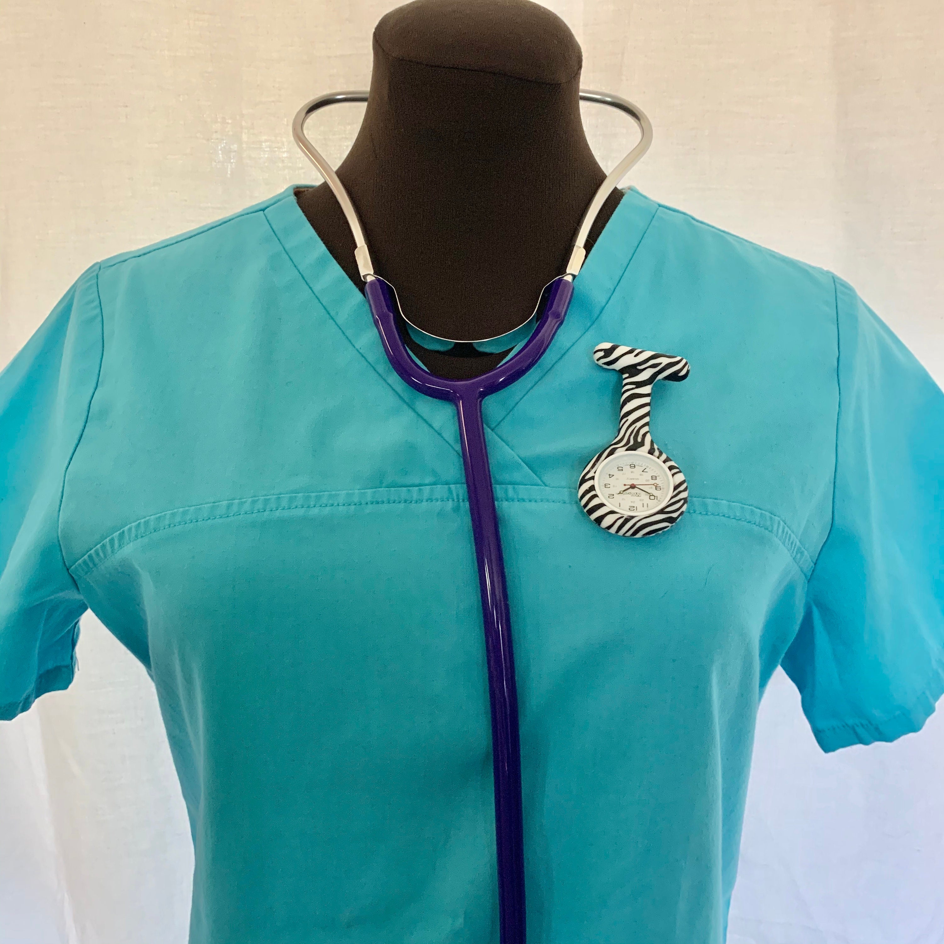 Nurse Watch / Fob Watch / Pin-on Watch Animal Print - Etsy