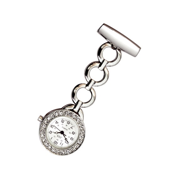 Nurse Watch / Fob Watch / Pin-on Watch Hooped Link With - Etsy