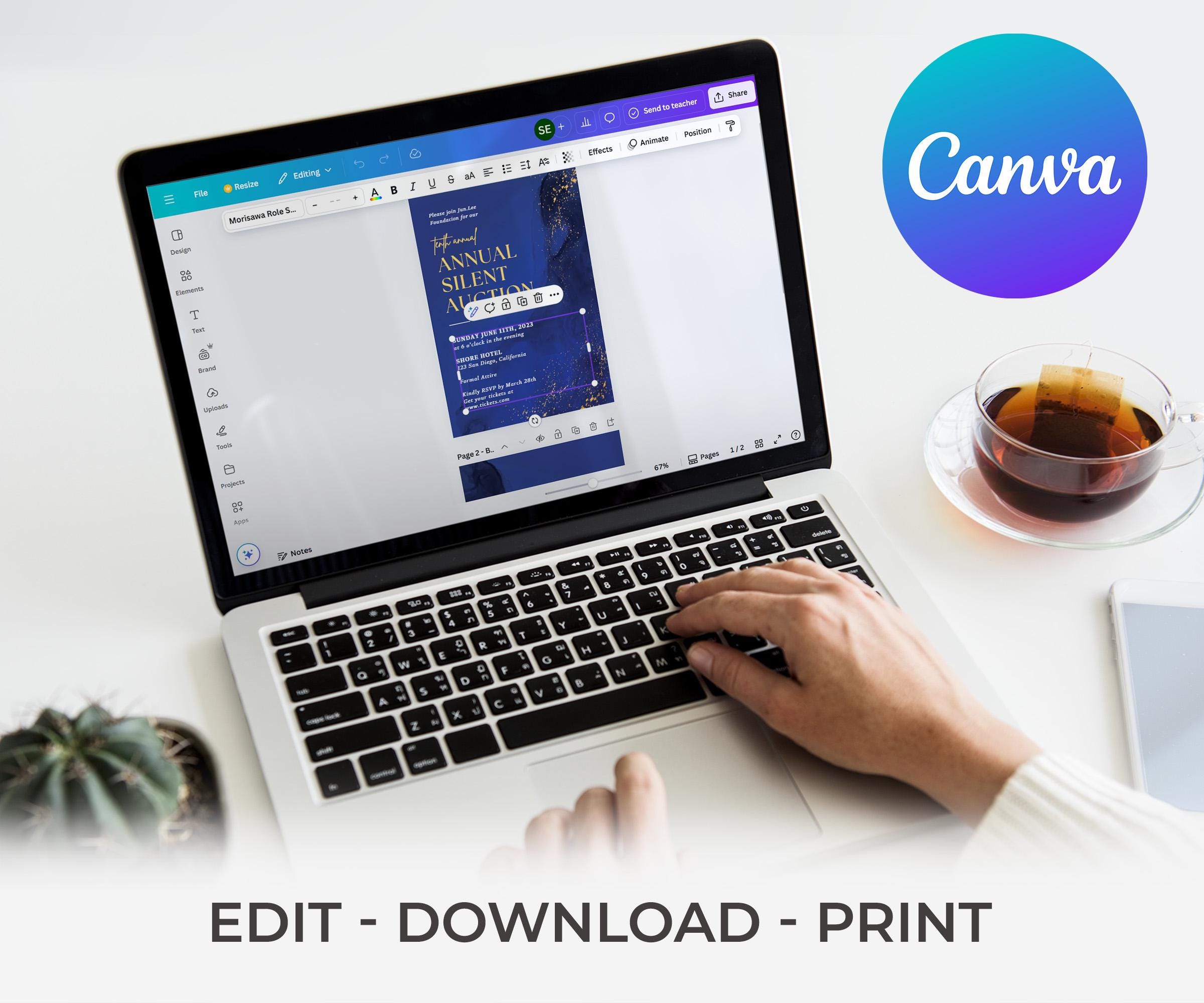 Editable Annual Company Party Invitation | Corporate Invitation ...