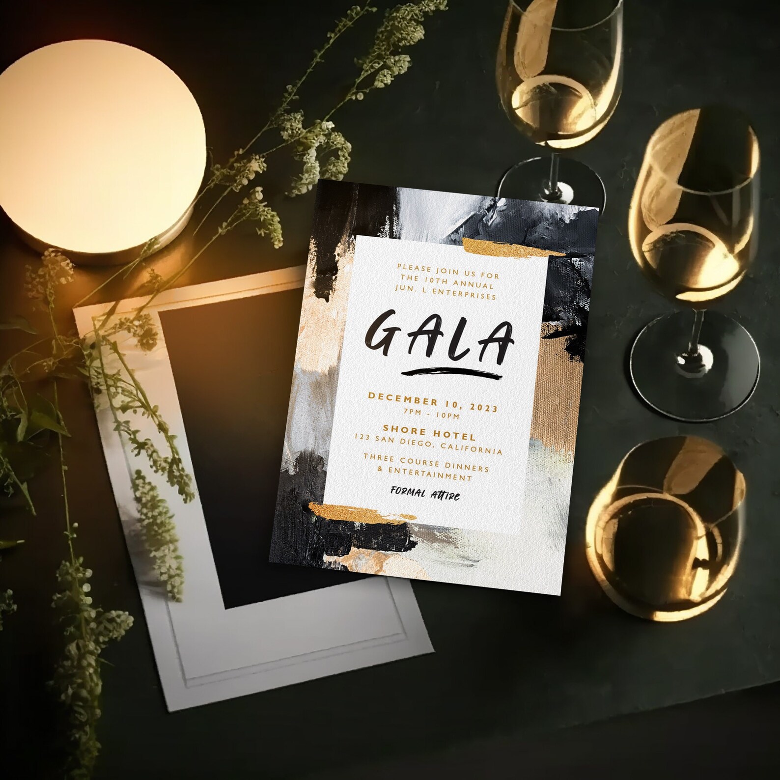 Editable Gala Party Invitation Gala Fundraiser Banquet - Etsy