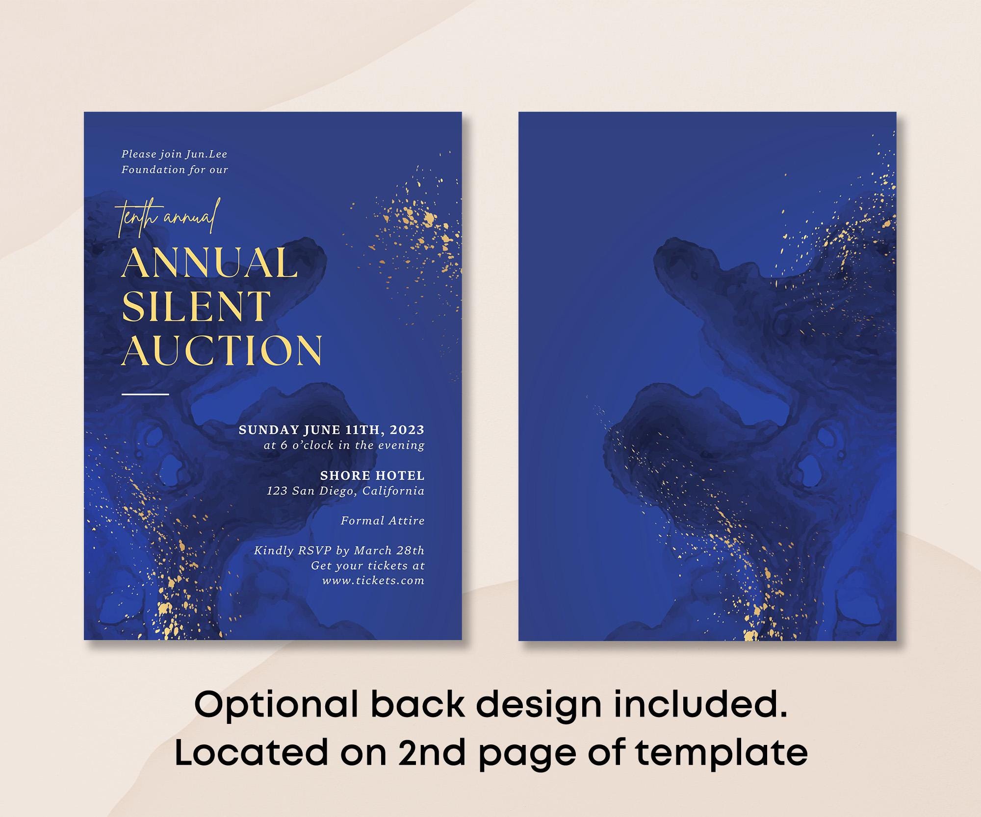 Annual Silent Auction Invitation | Corporate Awards Fundraiser Night ...