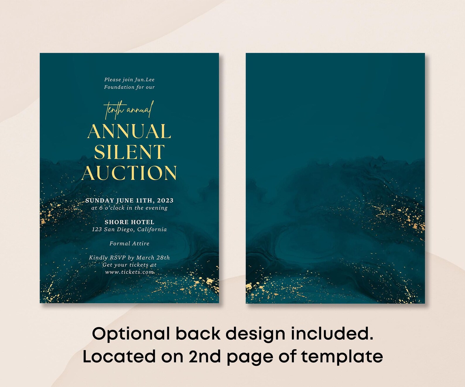 Editable Annual Company Party Invitation | Corporate Invitation ...
