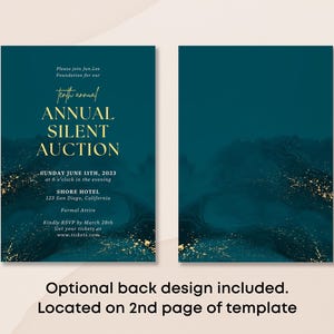 Editable Annual Company Party Invitation | Corporate Invitation Template | Business Awards Night ...