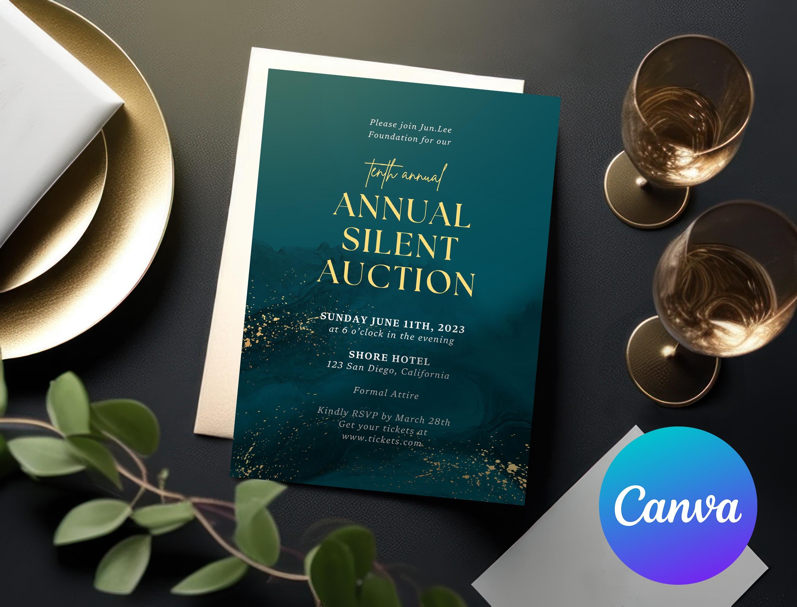 Editable Annual Company Party Invitation | Corporate Invitation ...