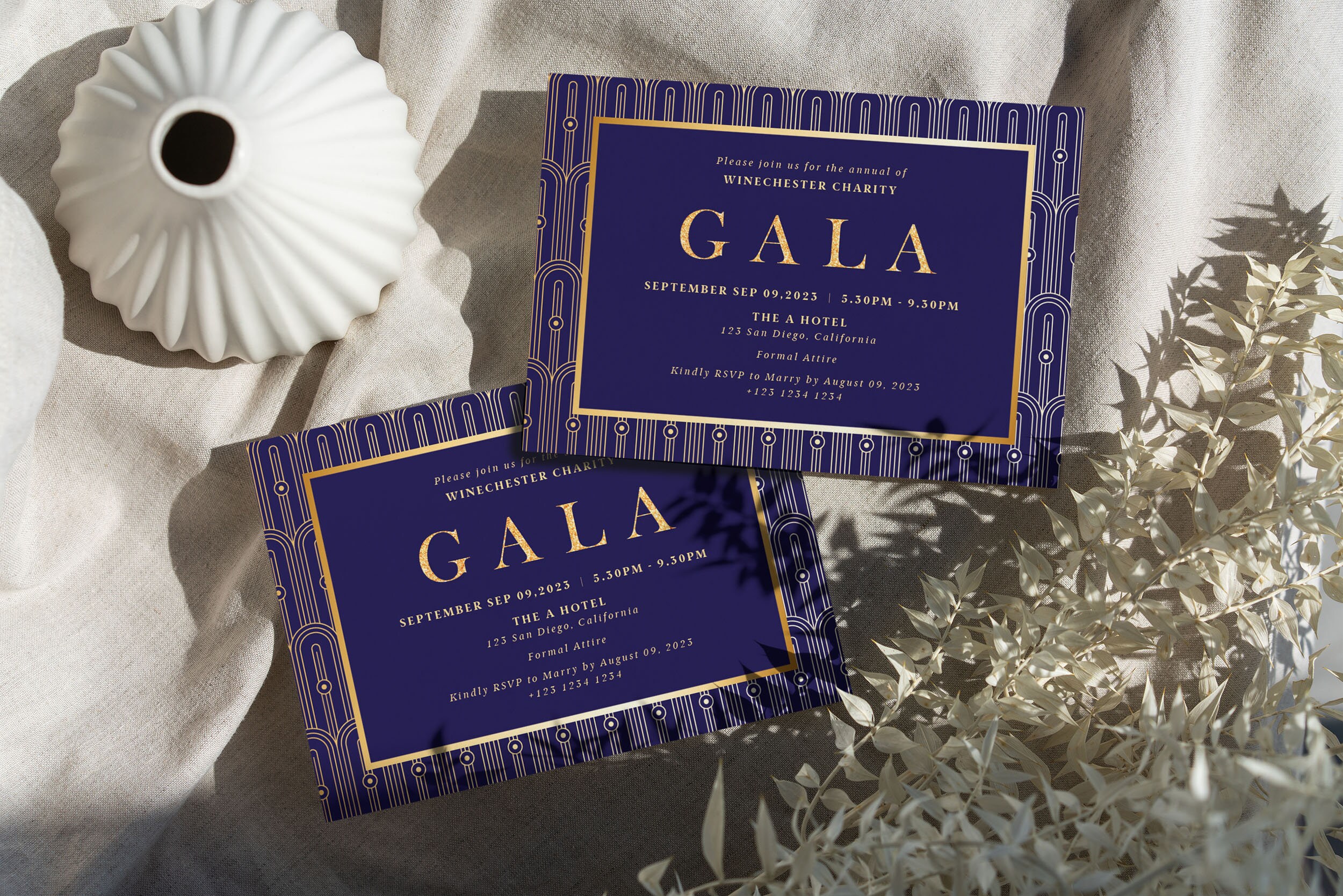 Editable Gala Party Invitation Gala Fundraiser Banquet - Etsy