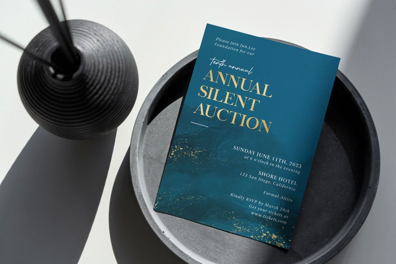 Editable Annual Company Party Invitation Corporate - Etsy