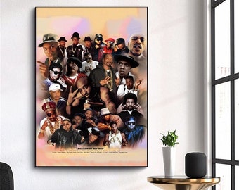 Hip Hop Legends Poster - Etsy