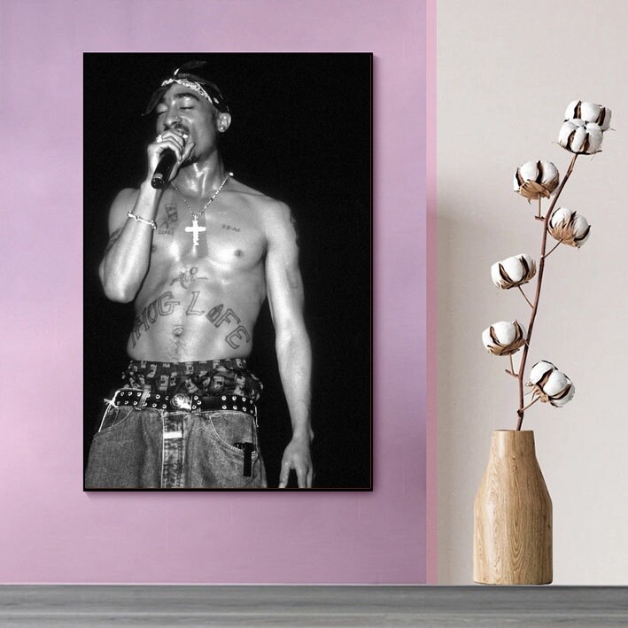 2Pac, Tupac Music Singer Canvas Poster sold by Falcon Belgium | SKU ...