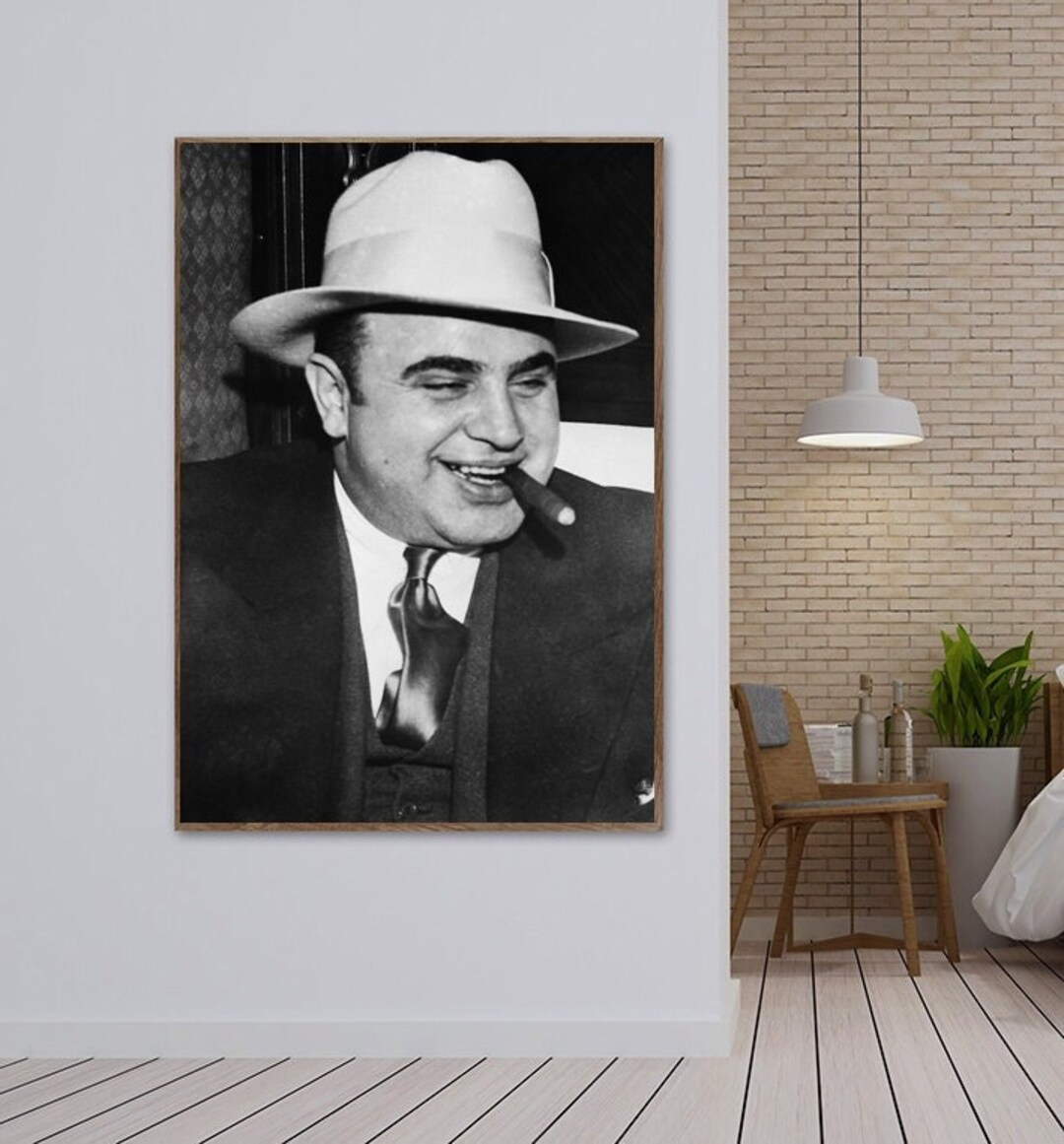 Al Capone, Canvas Poster Wall Art Decor Home Decor Frameless - Etsy