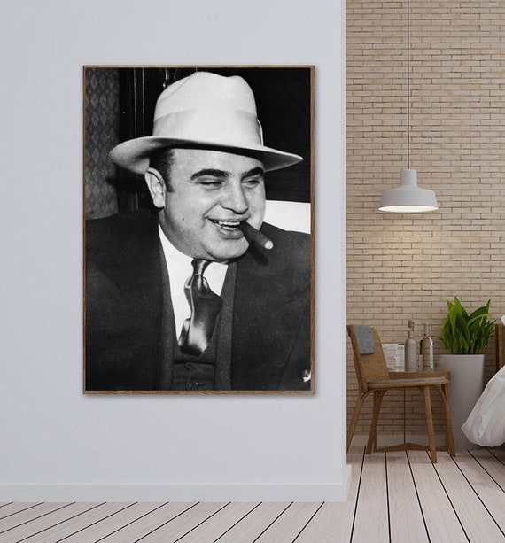 Al Capone Canvas Poster Wall Art Decor Home Decor Frameless - Etsy