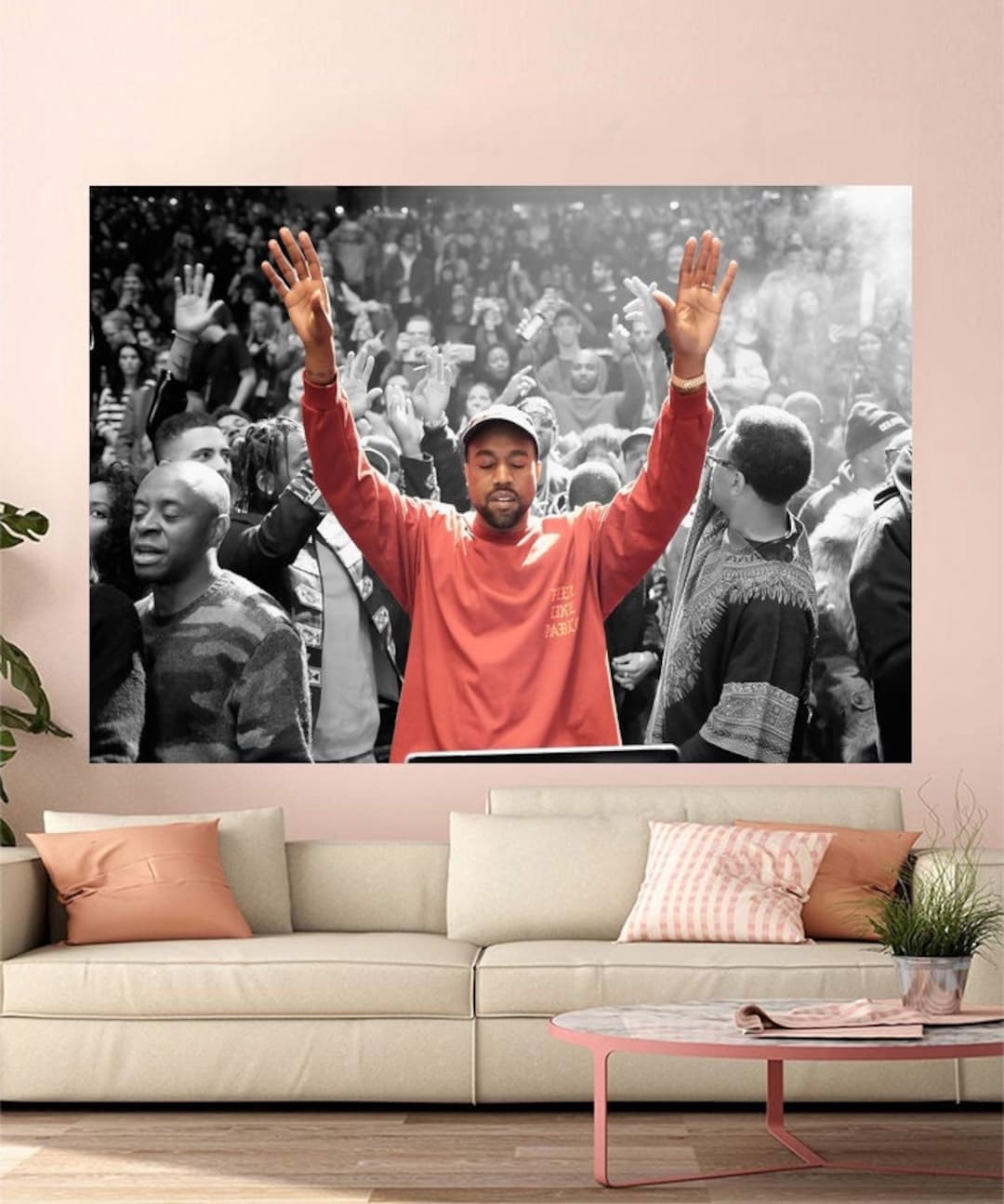 Kanye West, Music Singer Canvas Poster Wall Art Decor Home Decor ...