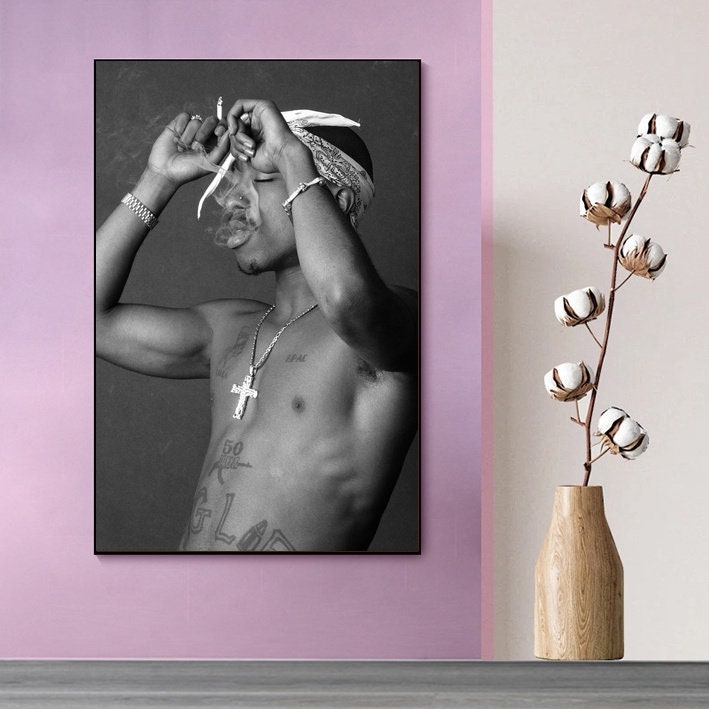 2pac Tupac Music Singer Canvas Poster Wall Art Decor Home - Etsy
