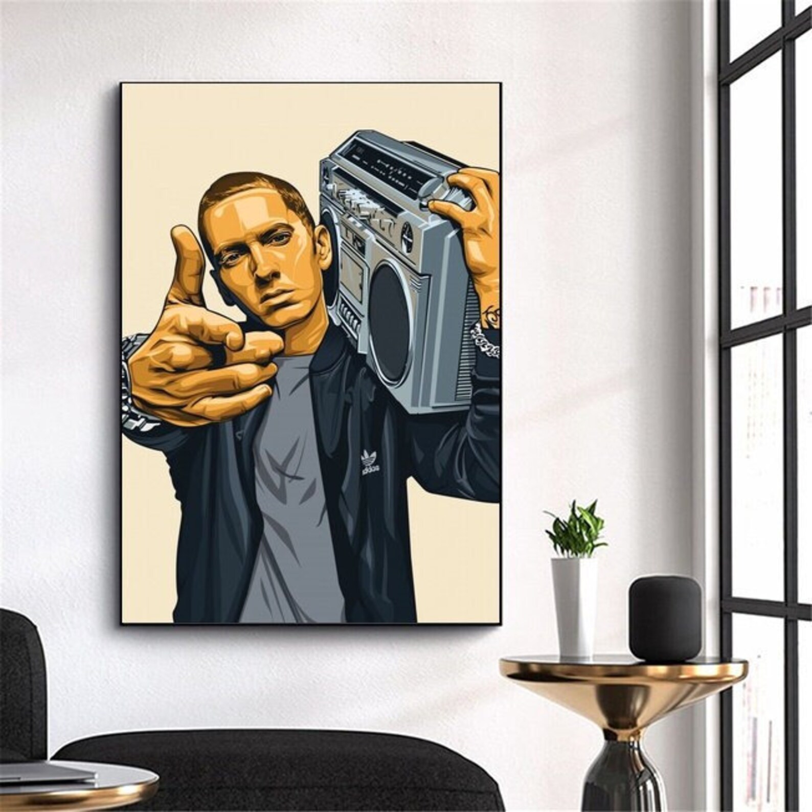 Eminem Music Singer Canvas Poster Wall Art Decor Home Decor - Etsy