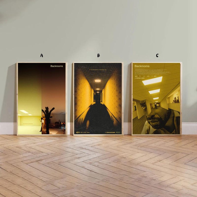 Backrooms Wall Art - Etsy