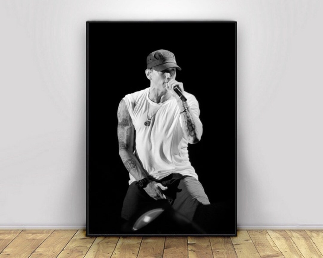 Eminem, Music Singer Canvas Poster Wall Art Decor Home Decor Frameless ...