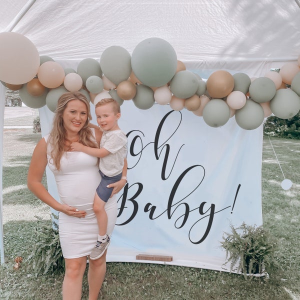 Baby Shower Backdrop - Etsy