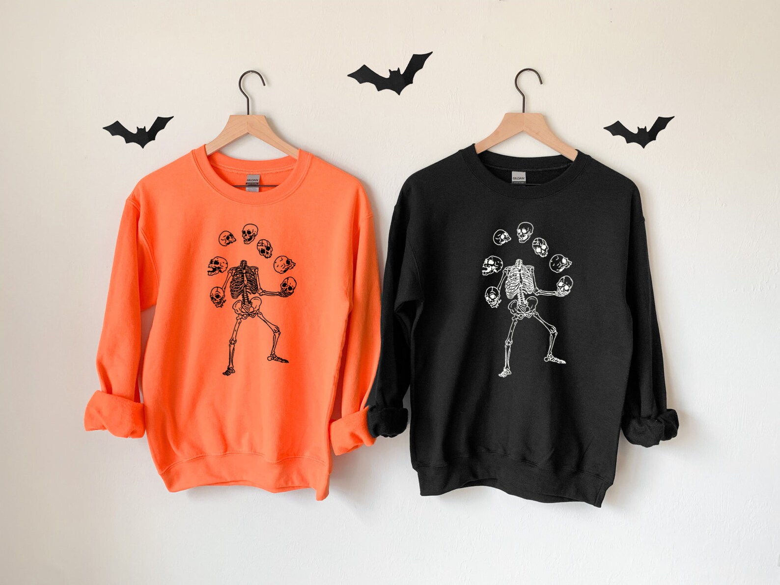 Skeleton Sweatshirt Halloween Sweatshirt Fall Sweatshirt - Etsy