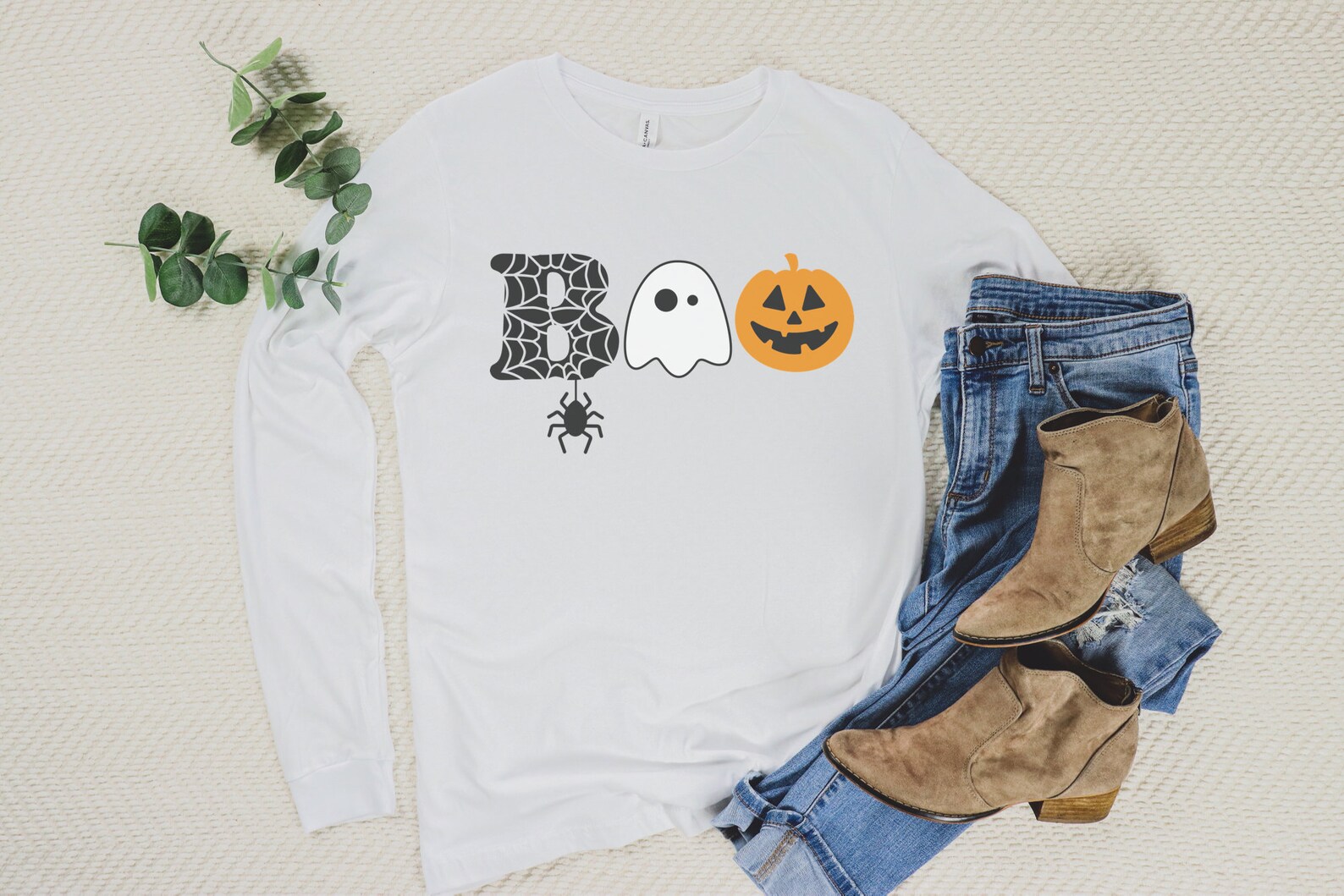 Boo Long Sleeve Shirt Women Halloween Shirt Boo Shirt Cute - Etsy