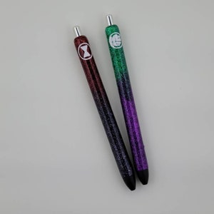 Marvel Inspired Inkjoy Gel Pens / Loki / Captain America / Iron Man ...