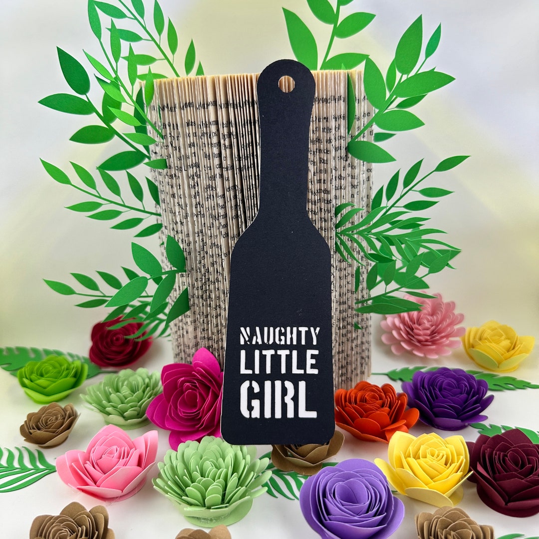 Naughty Little Girl Paddle Bookmark - Etsy
