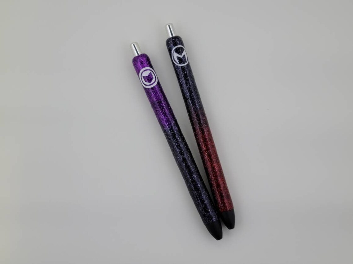 Marvel Inspired Inkjoy Gel Pens / Loki / Captain America / | Etsy