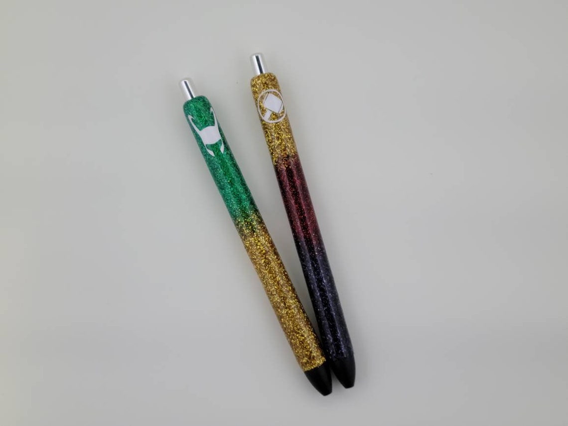 Marvel Inspired Inkjoy Gel Pens / Loki / Captain America / - Etsy