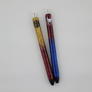 Marvel Inspired Inkjoy Gel Pens / Loki / Captain America / Iron Man ...