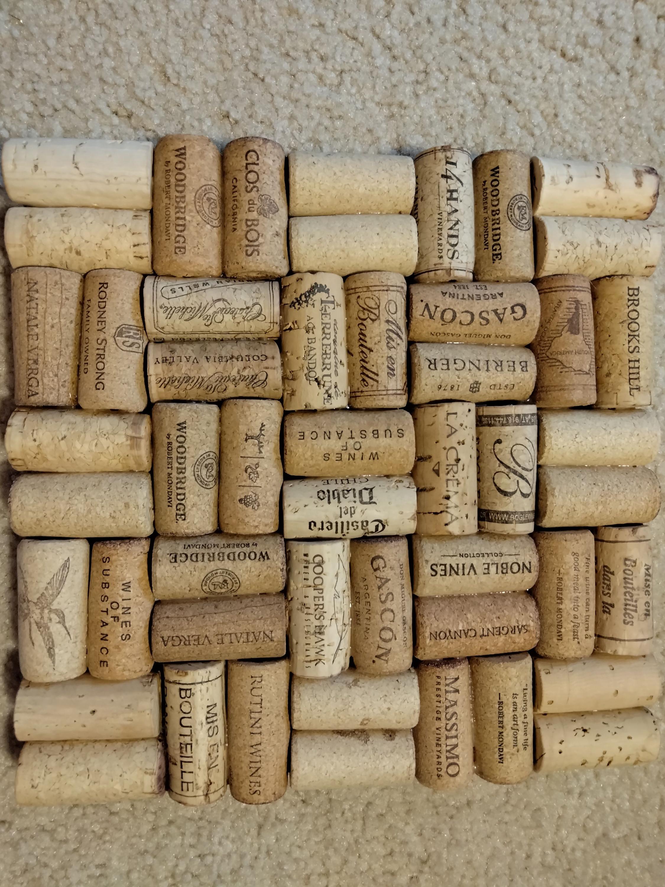 Wine Cork Trivets With Repurposed Wine Corks: Artisan Designed Hot Pads ...
