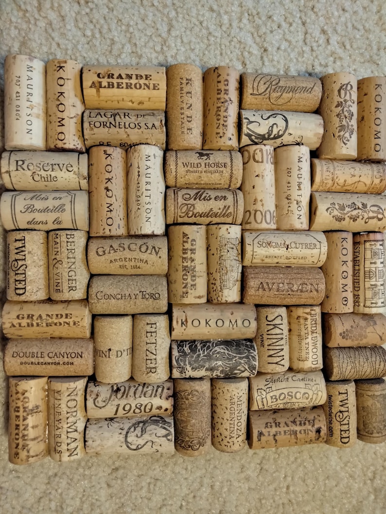 Wine Cork Trivets With Repurposed Wine Corks: Artisan Designed Hot Pads ...