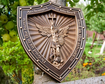 Christian Wall Art Shield - Etsy
