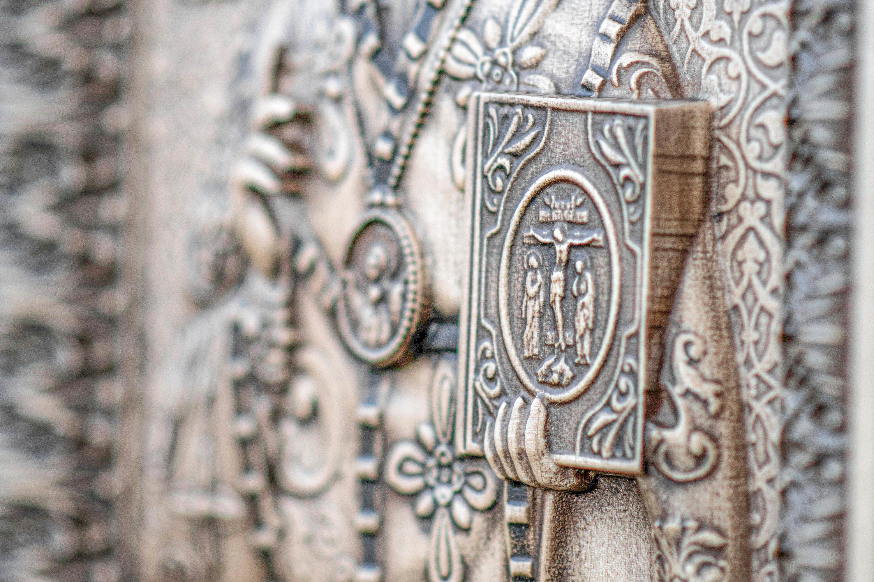 Personalized Engraved St Nicholas Orthodox Icon Handmade Wooden Carving ...