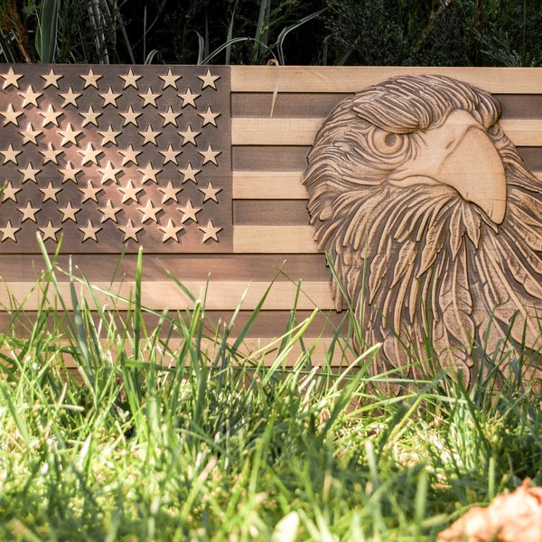 Wood Flag - Etsy