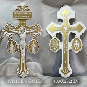 Pardon Crucifix Cruz Del Perdon Carved Wooden Crucifix Religious Home ...