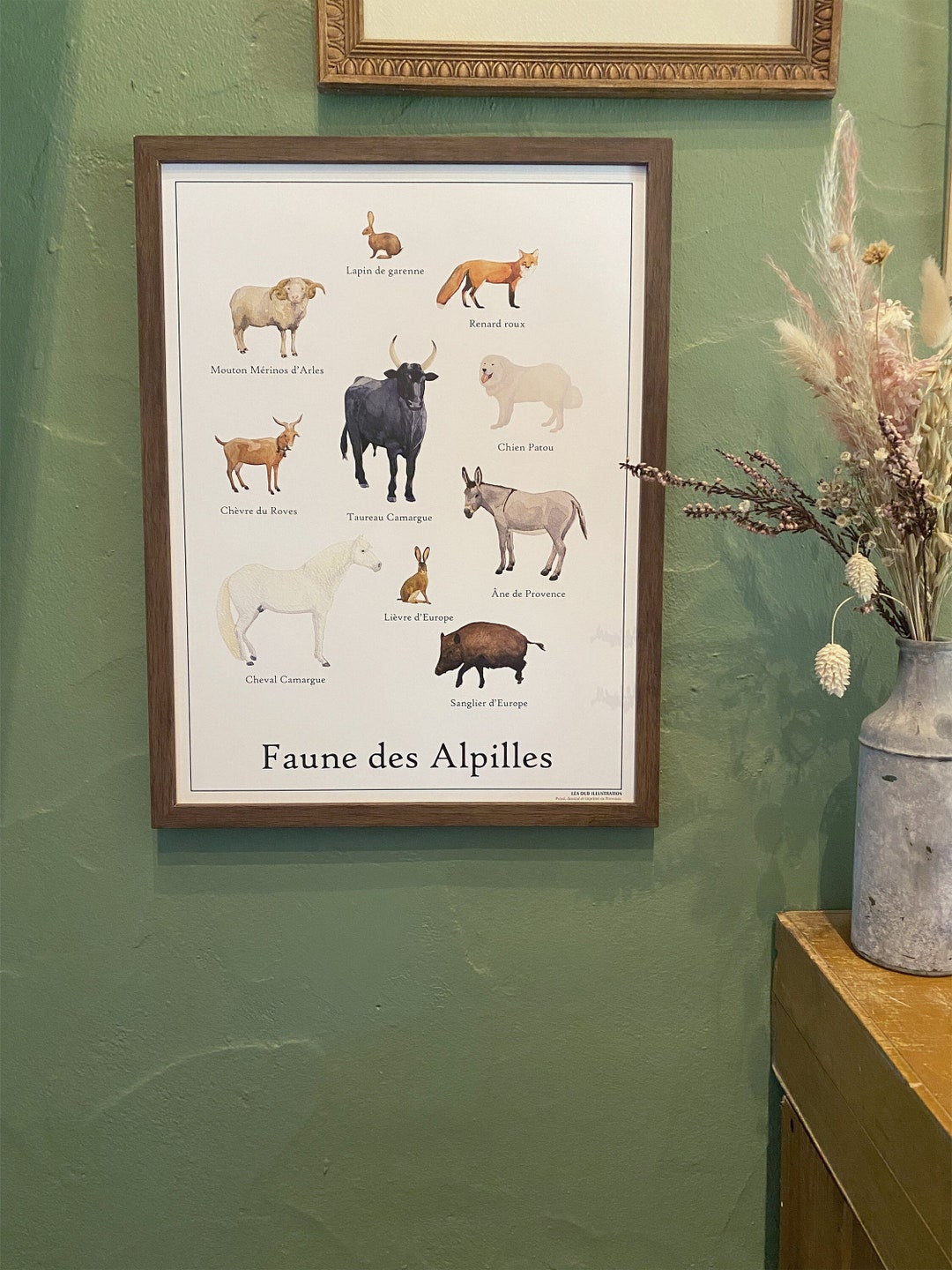 Alpilles Fauna Poster Alpilles Poster Alpilles Fauna - Etsy