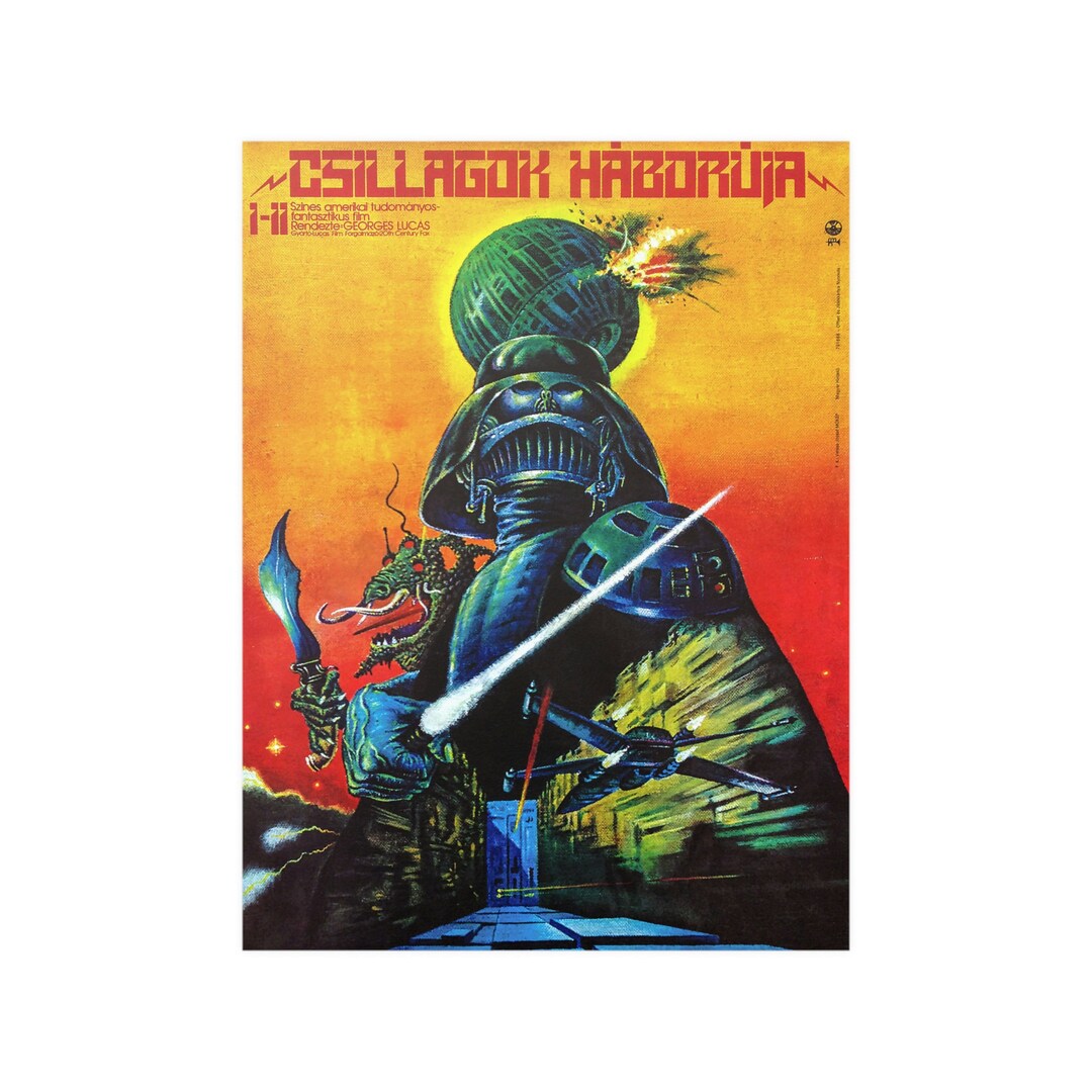 A New Hope Reprinted Vintage Poster Designed by Tibor Helenyi - Etsy