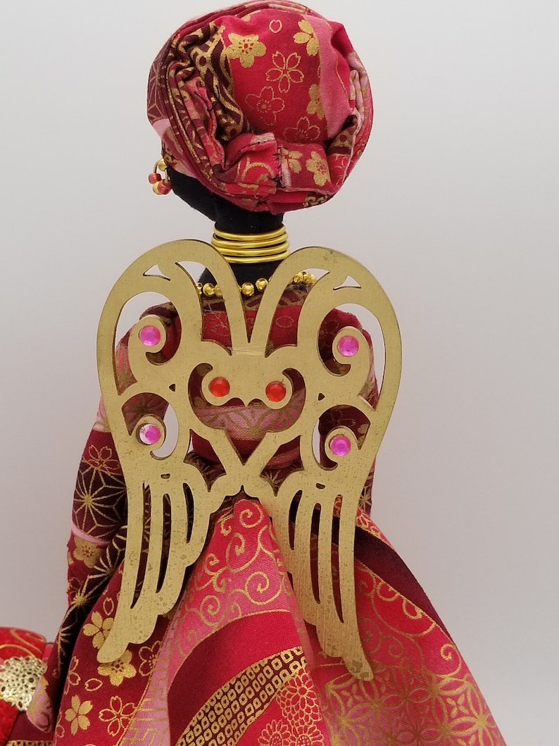 New African American Handmade Angel for Tree Top Black - Etsy