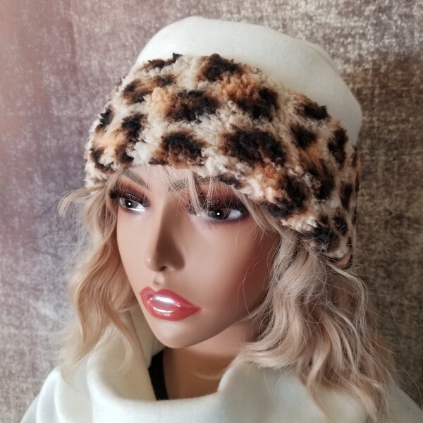 Leopard Print Hat - Etsy