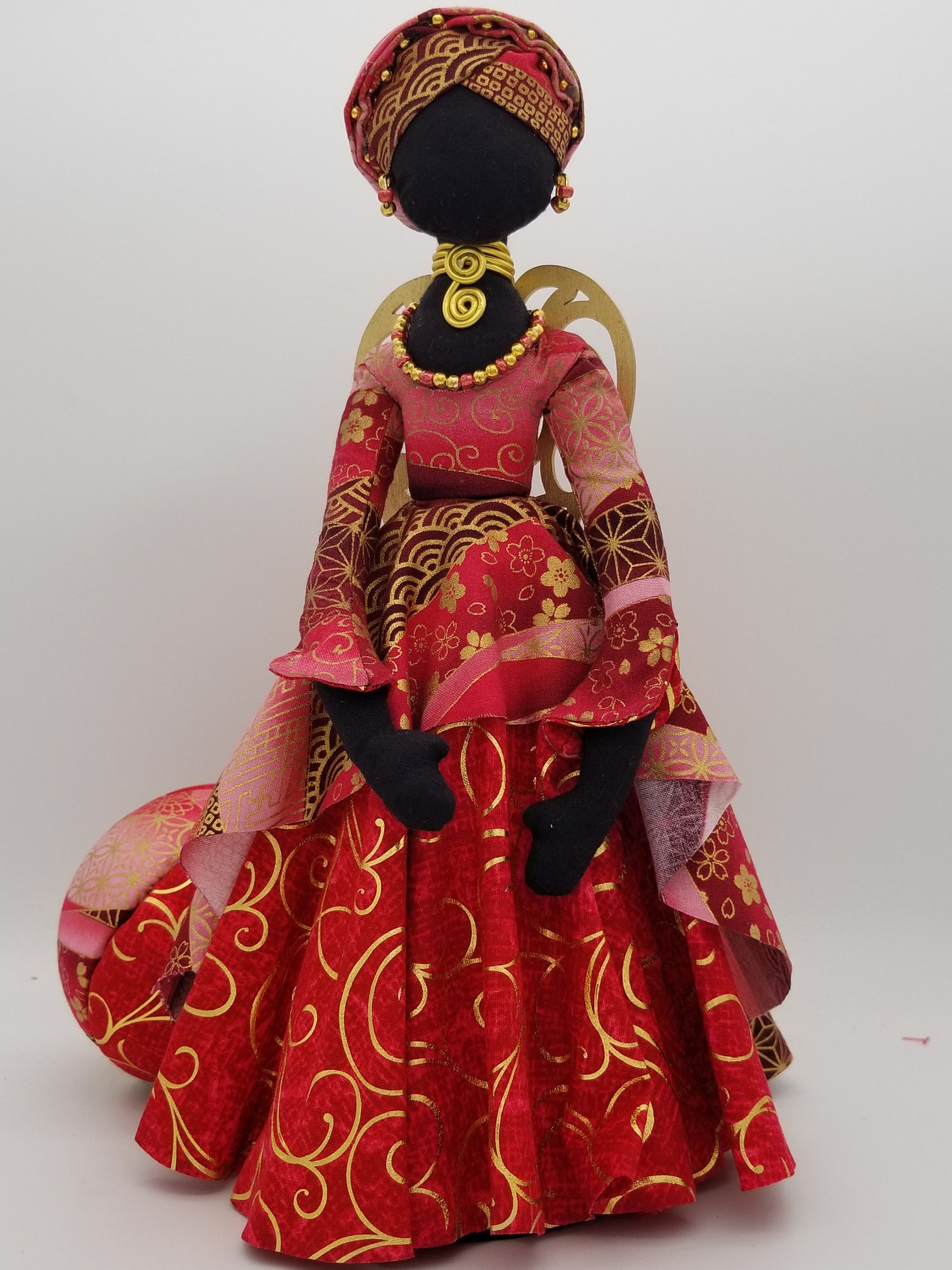 New African American Handmade Angel for Tree Top Black - Etsy