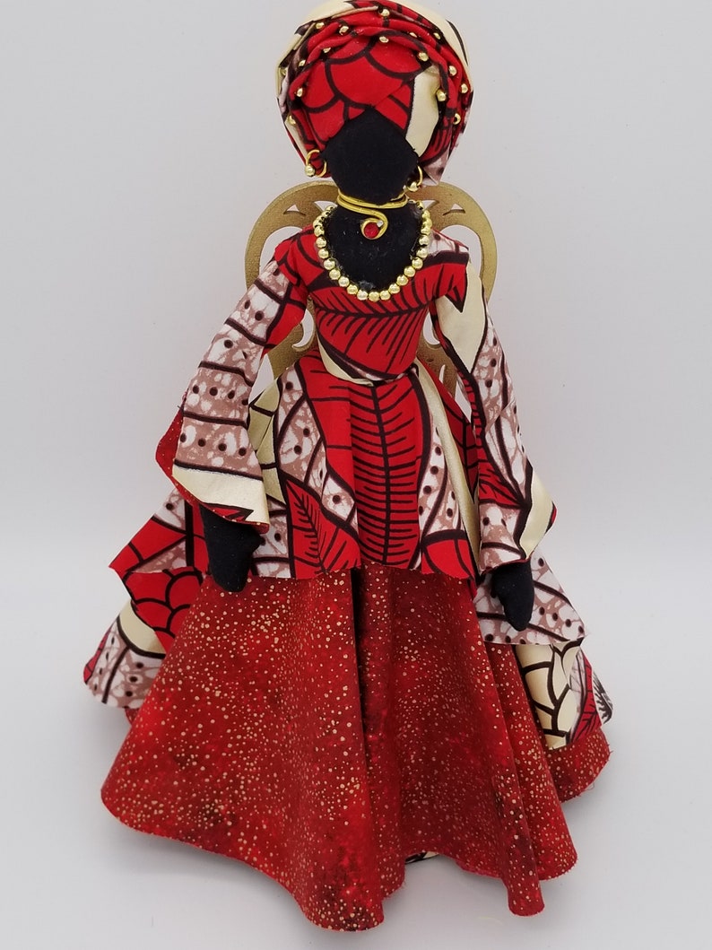 Black Christmas Angel African American Angel for Tree Top or - Etsy