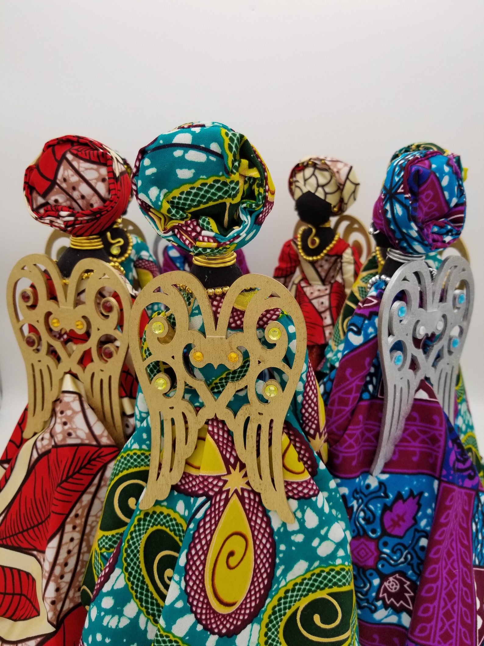 African American Angel for Tree Top Black Christmas Angel - Etsy